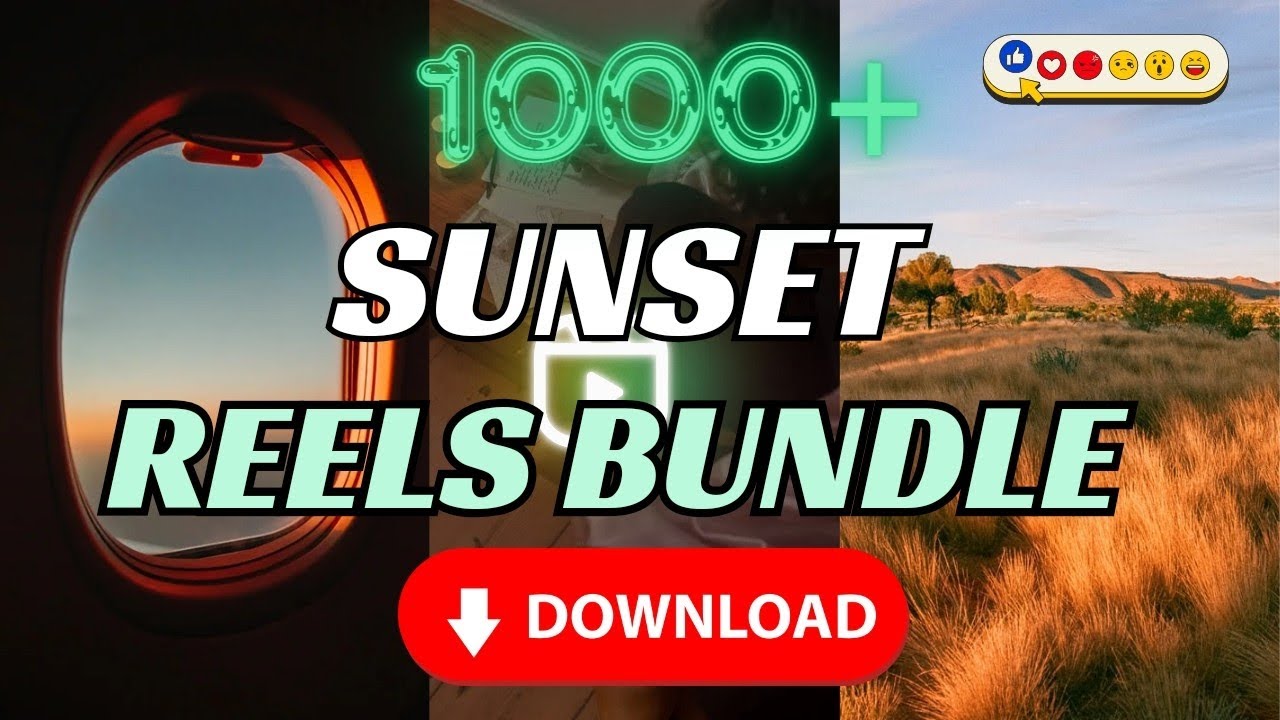Ultimate 1000+ Sunset Reels Bundle Free Download Copyright Free | 1000+ Sunset Reels Bundle ...