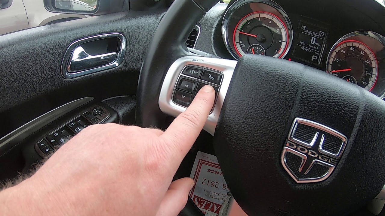 how to use the features and controls on a 2013 dodge durango - YouTube