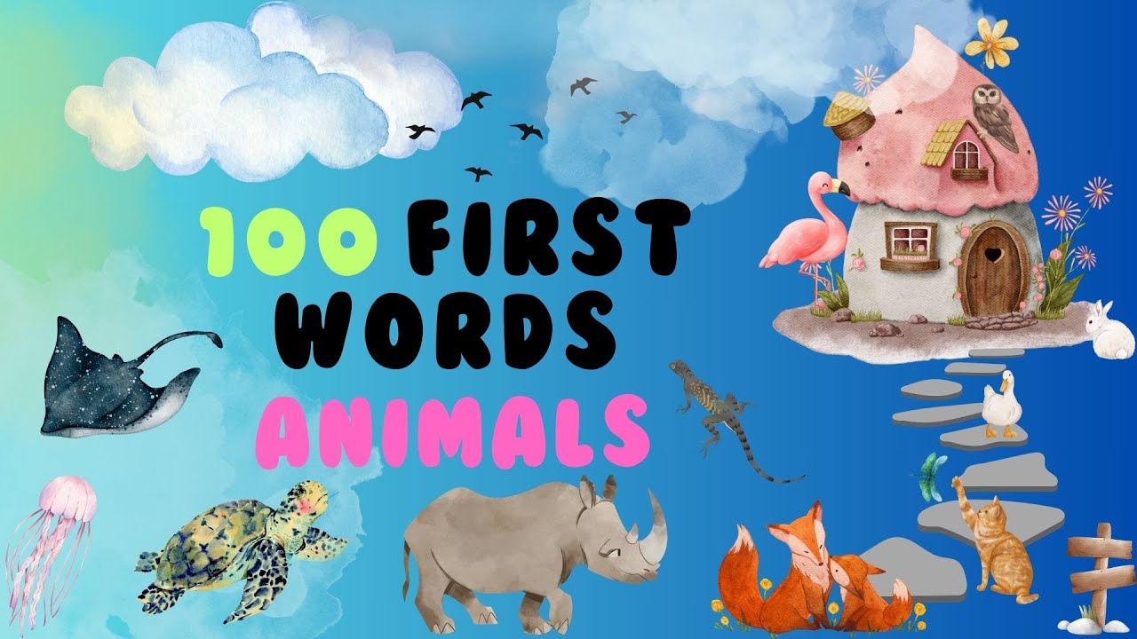 100 Words Animals - YouTube