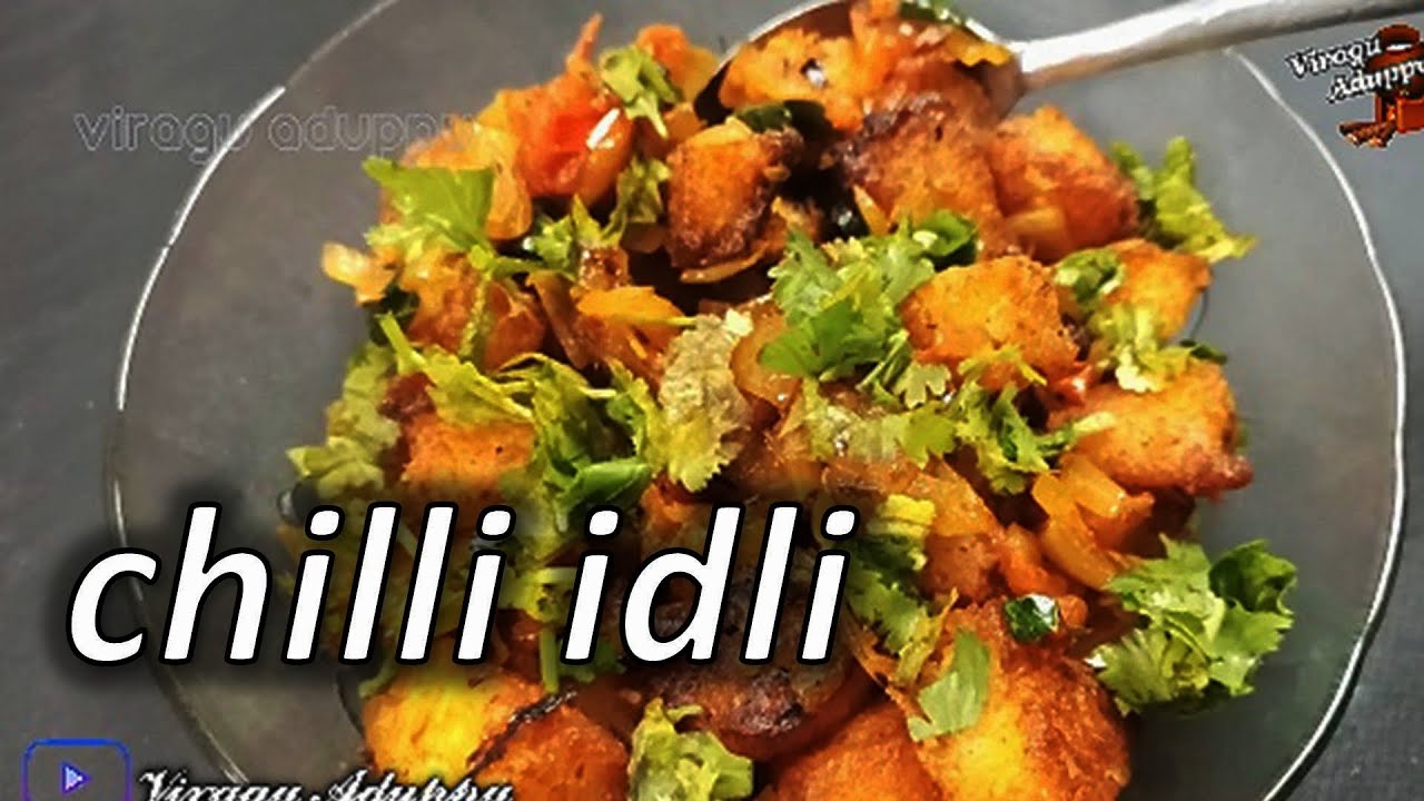 Chilli Idli Recipe I Crispy Idli Manchurian I How to make Chilli Idli I ...