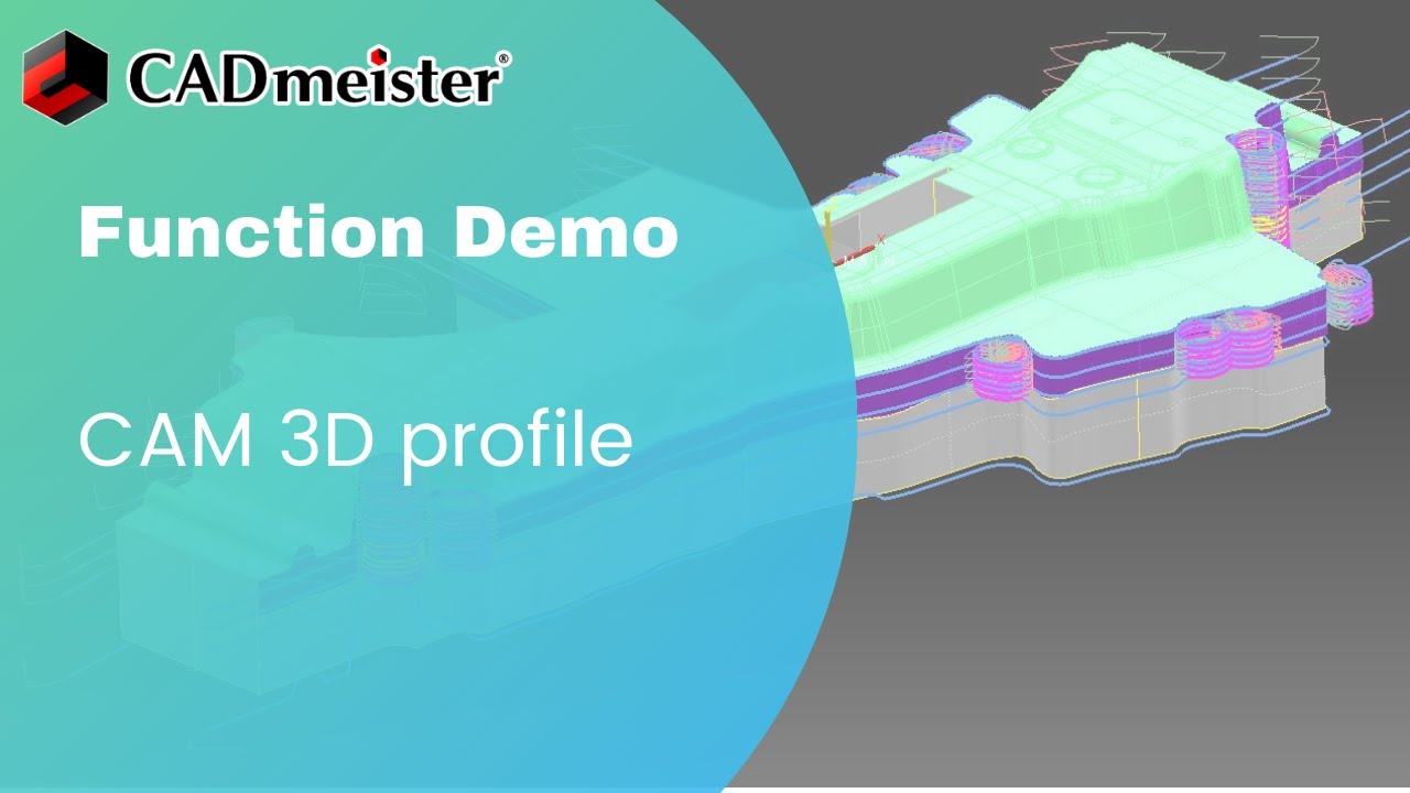 Function demo - CAM 3D profile - YouTube