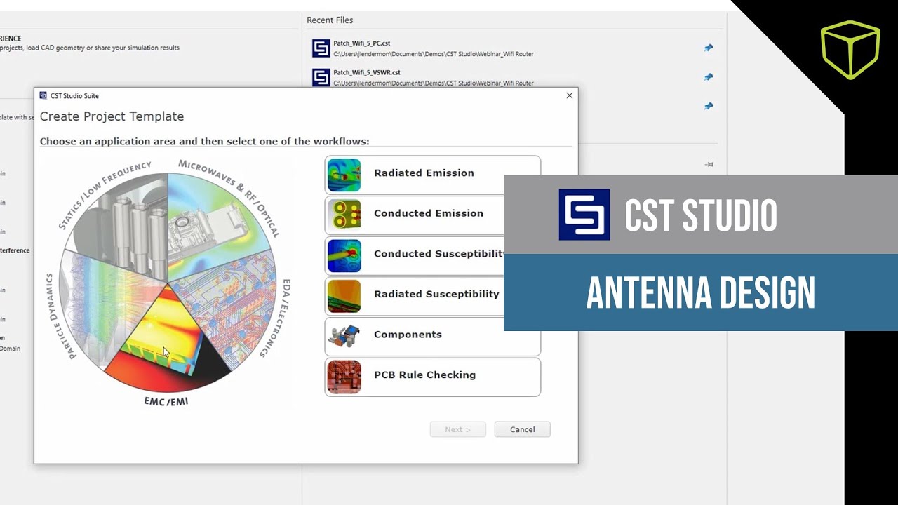 CST Studio Antenna Design With Electromagnetic Simulation Webinar