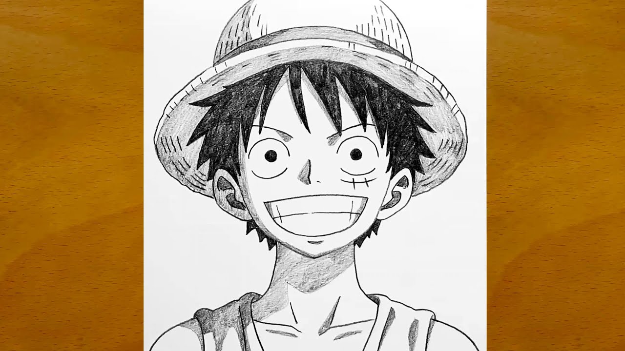 How to Draw Luffy from One Piece || Luffy Sketch - YouTube