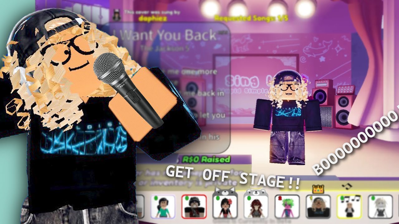 i'm the BEST singer on Roblox Karaoke - YouTube