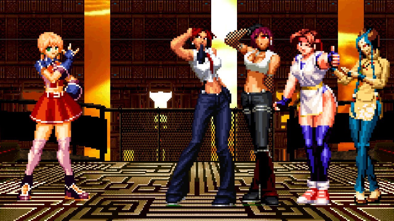 [KOF Mugen] ️ Athena Maria vs Vanessa Team | 🔥 Epic Fight - YouTube