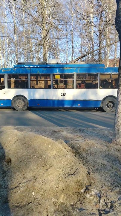 ТролЗа-5275.05 "Оптима", б.н 235, 10 маршрут #bus #trolleybus #владимир - YouTube