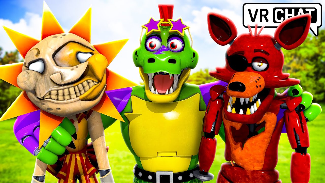 Foxy and Sun are TRICKED in VRCHAT - YouTube