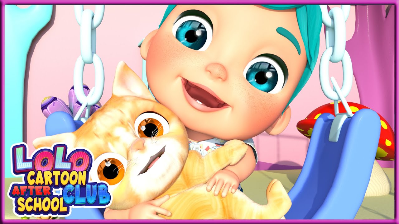 Kitty Cat - Lolo Cartoon After School Club Rhymes & Kids Songs - YouTube