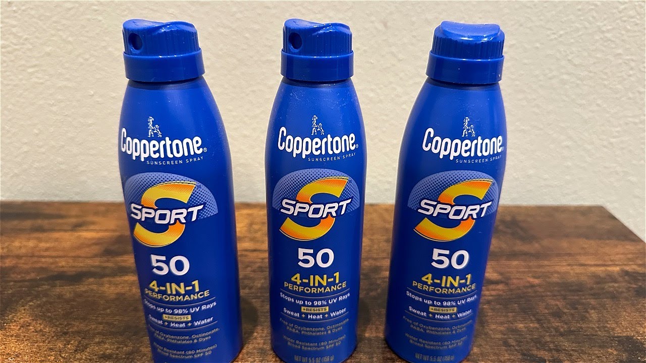 Coppertone Sport SPF 50 Sunscreen Spray - 5.5 oz Bottle - YouTube