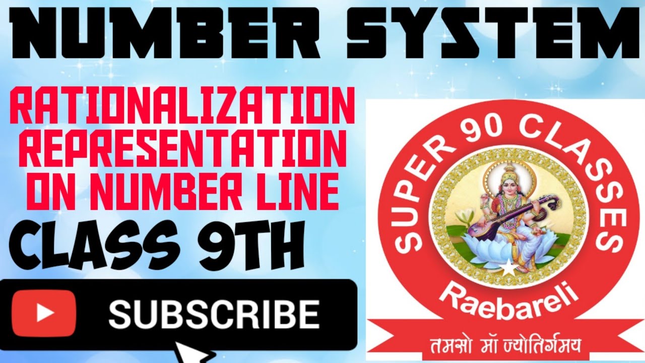Real Number // rationalisation // representation on number line//class ...