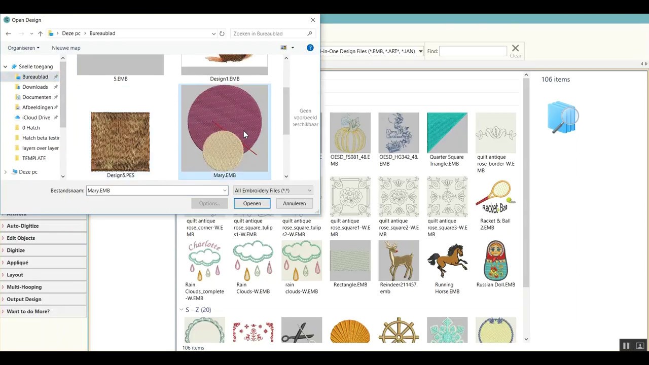 Hatch make your own color chart or bring in a color chart from antoher ...