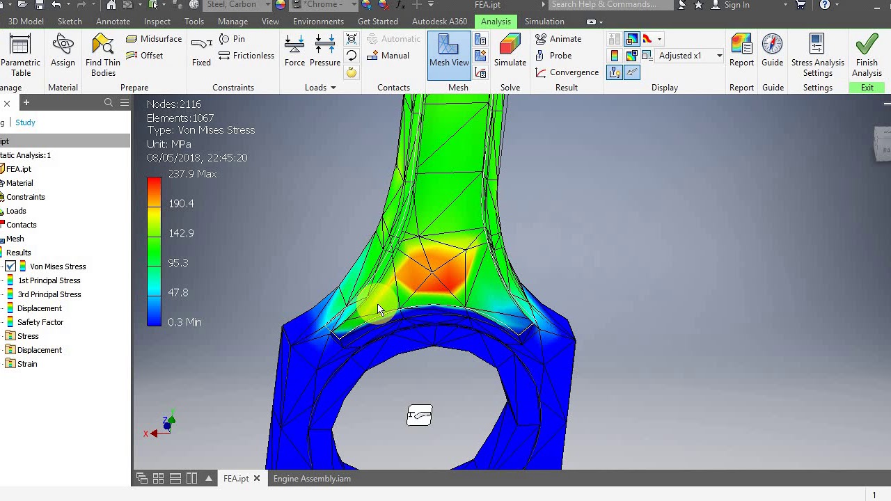 Inventor 2018 Tutorial 22 Introduction To Finite Element Analysis inventor-2018-tutorial-22-introduction-to-finite-element-analysis