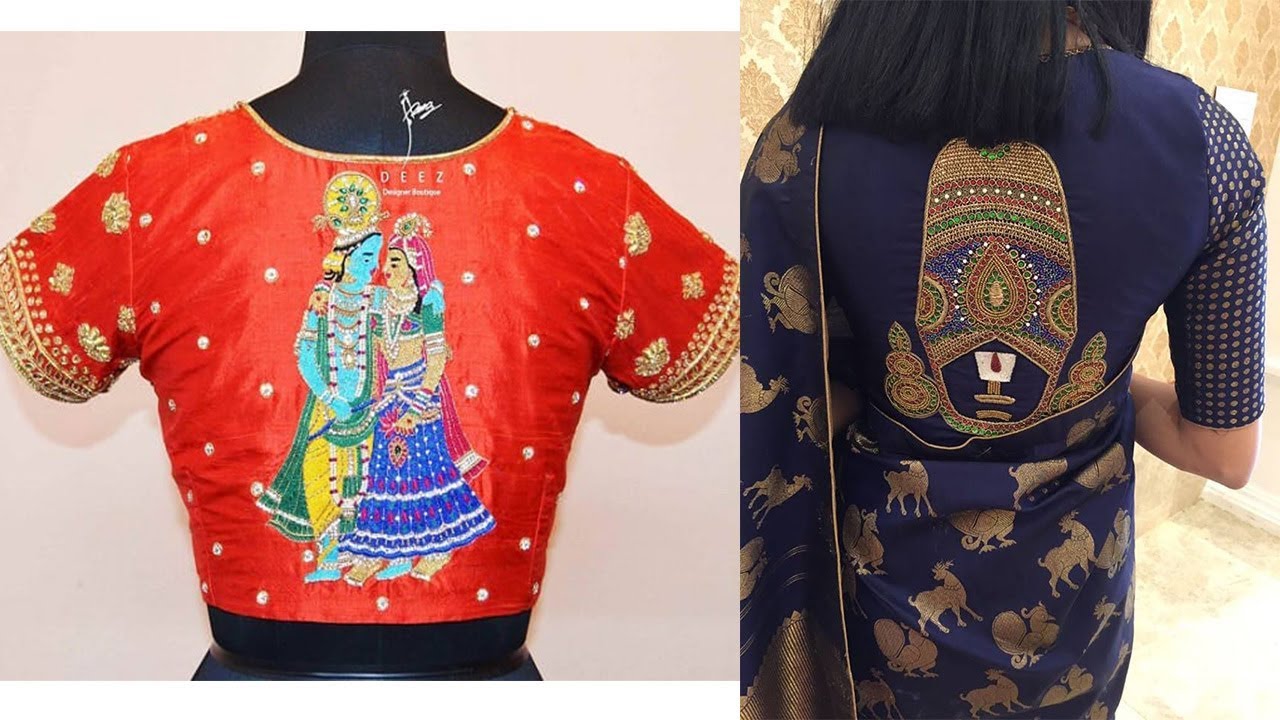 God photos Stitching on Blouses Design ideas | God pics Stitching on ...