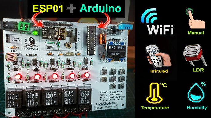 Arduino Esp8266 Control Relay With Blynk Ir Arduino Project Hub
