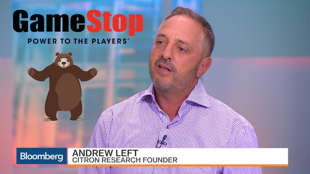Andrew left is shorting GameStop stock! - YouTube