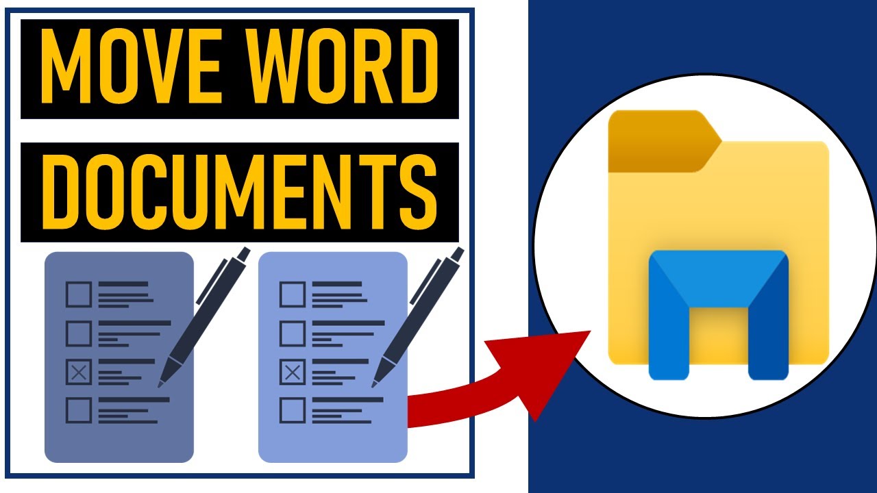 Organizing Word Documents: Moving Files into a Parental Folder - YouTube
