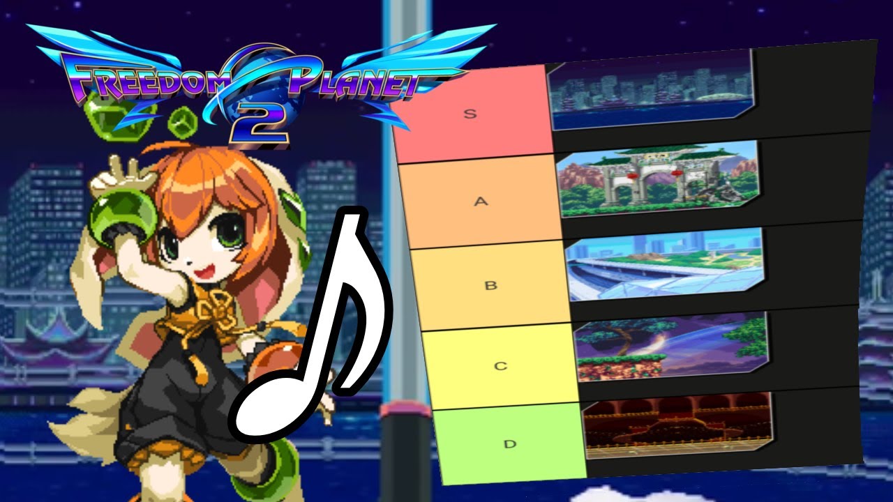 FREEDOM PLANET 2 OST MUSIC TIERLIST - YouTube
