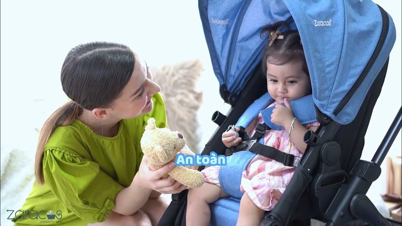 Xe Đẩy Kết Hợp Ghế Ngồi Ô Tô Zaracos Coron 4606 - YouTube