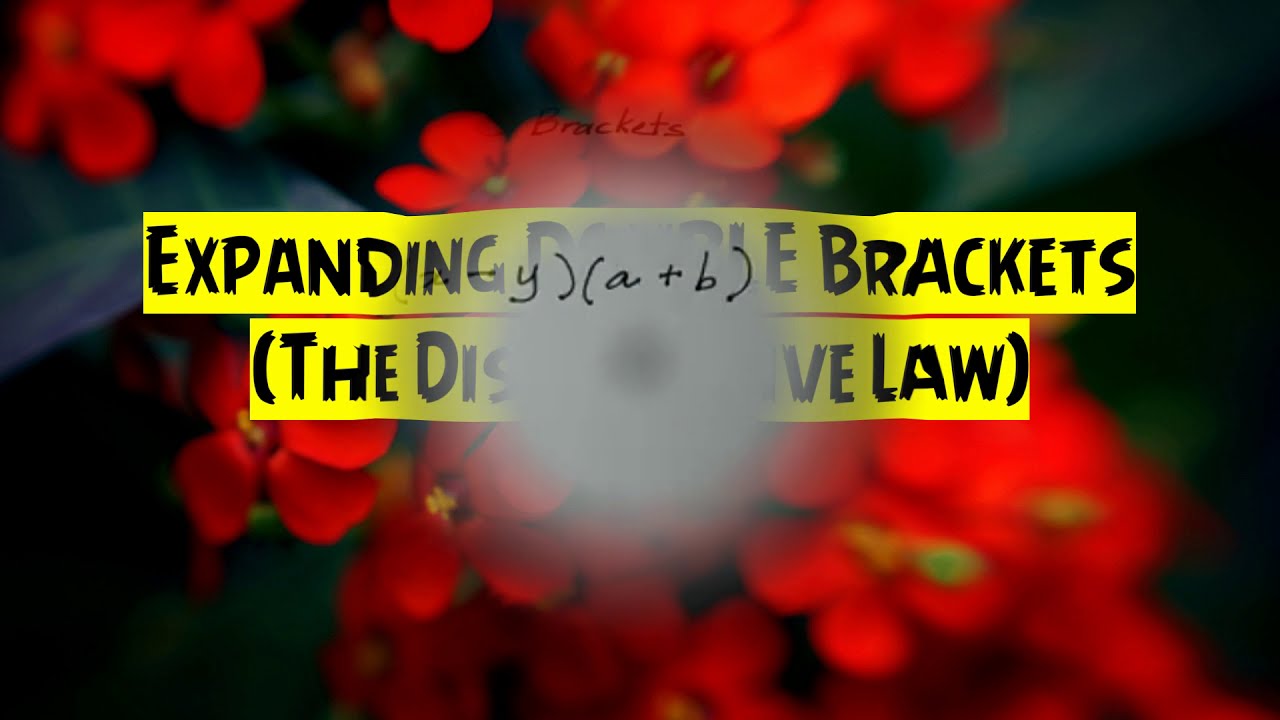 Expanding Double Brackets - YouTube