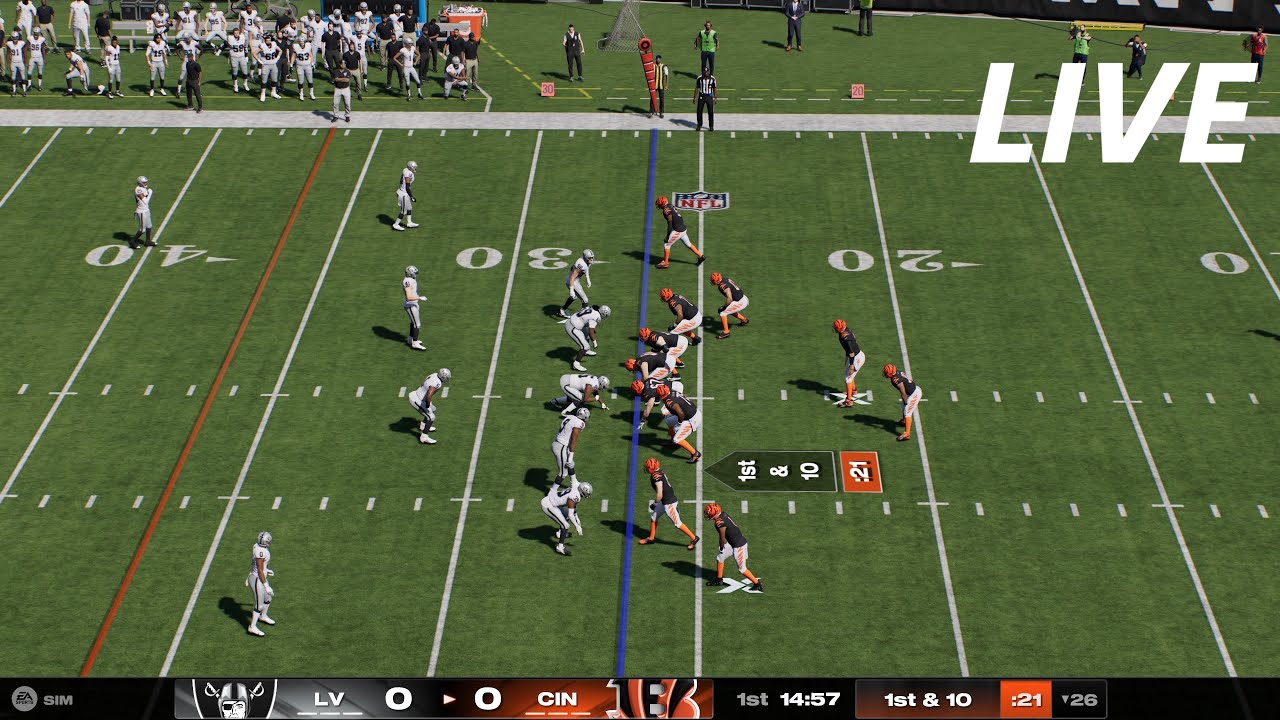 NFL LIVE🔴Las Vegas Raiders vs.Cincinnati Bengals|Week 9 NFL Full Game-3rd November 2024-NFL 25 ...