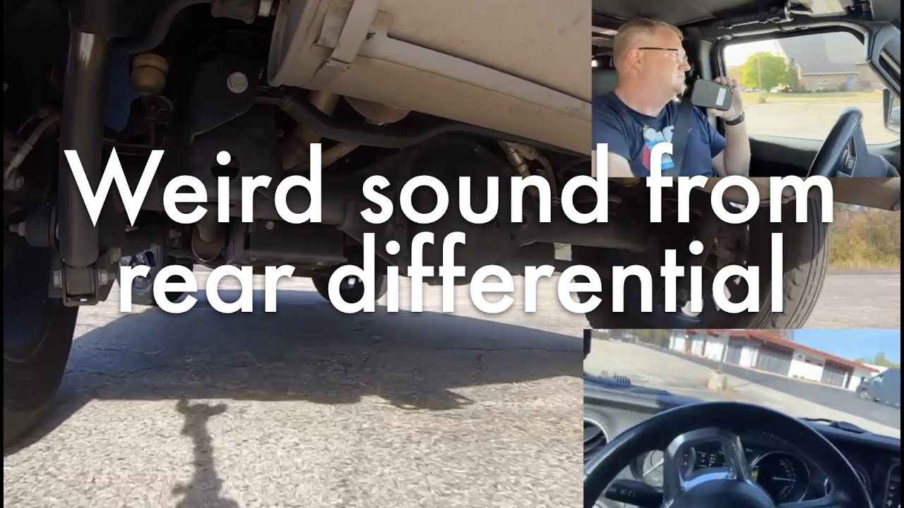 Weird sound from rear differential - YouTube
