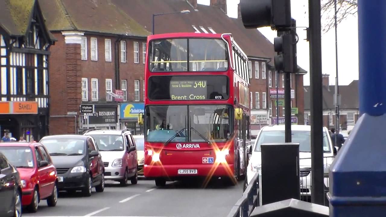 Buses in Station Road, Edgware 30/03/2014 - YouTube
