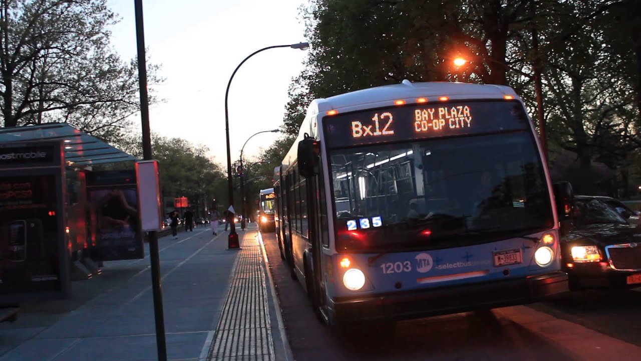 MaBSTOA Bus: LFSA Bx12 +Select & Local at Pelham Pkwy & WIlliamsbridge ...