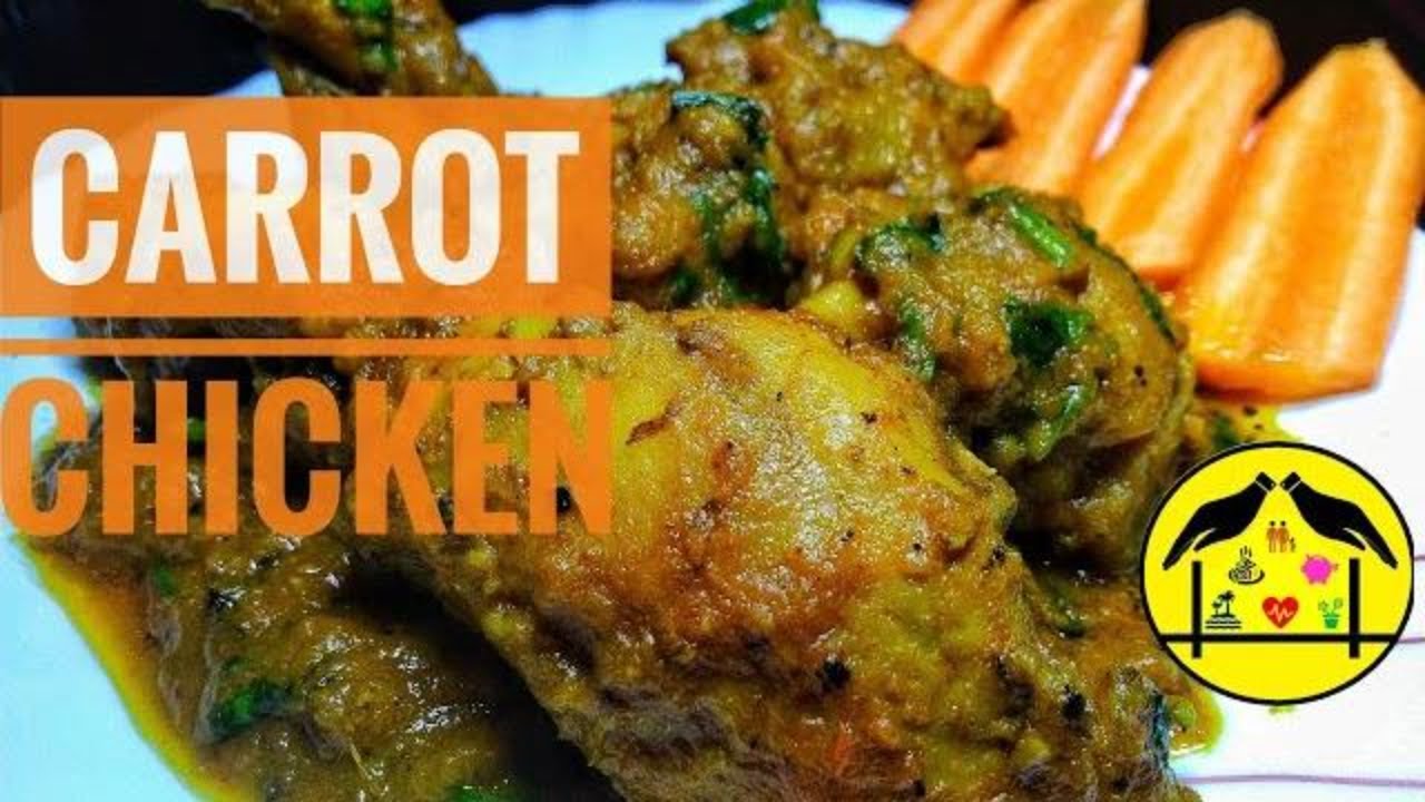 How to cook Carrot Chicken | Gajar Chicken - YouTube