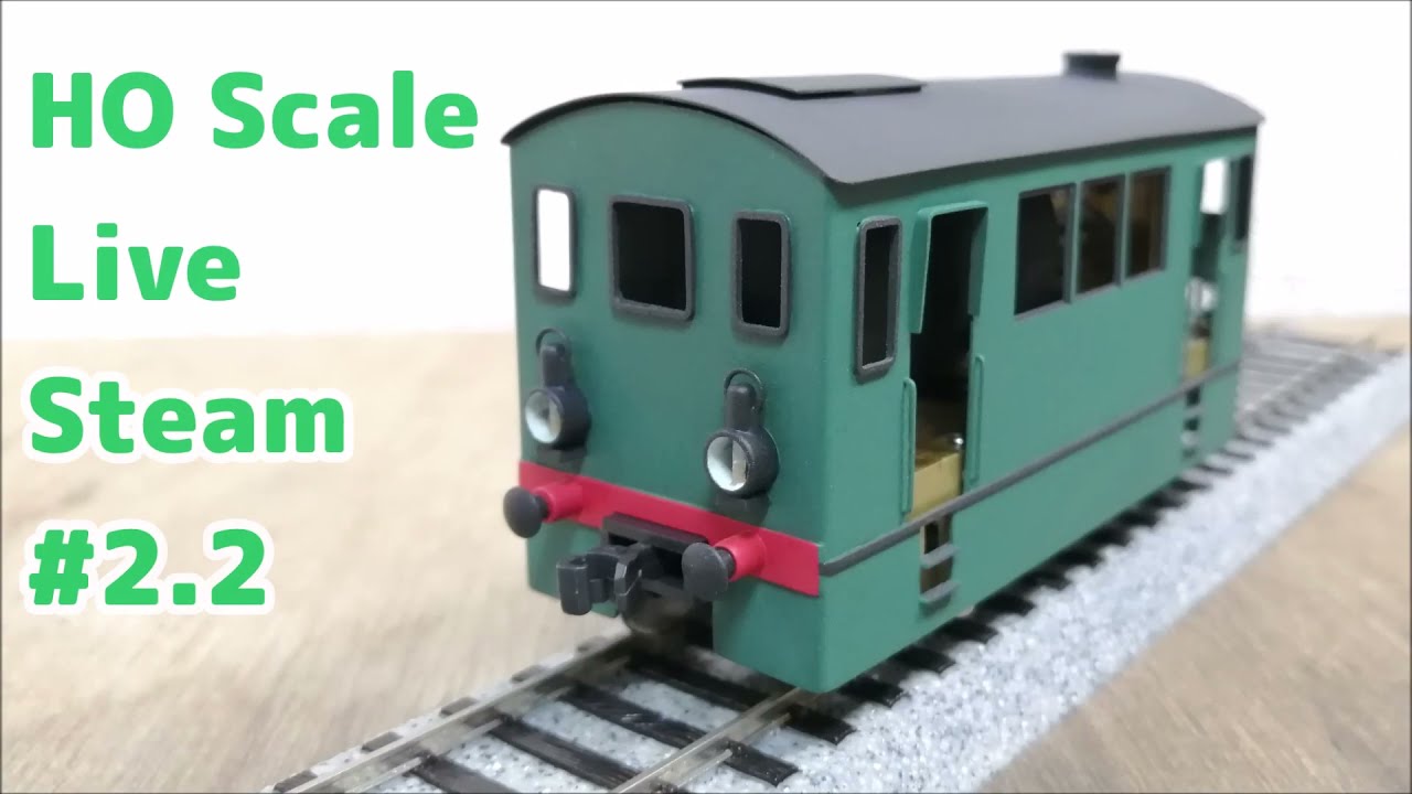 HOゲージ ライブスチーム 2号機 その3 塗装 HO Gauge Live Steam - YouTube