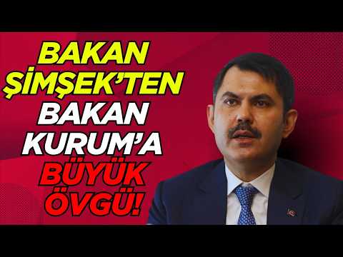 Mehmet Şimşek’ten Murat Kurum’a Övgü! “Hızına Yetişemiyoruz”