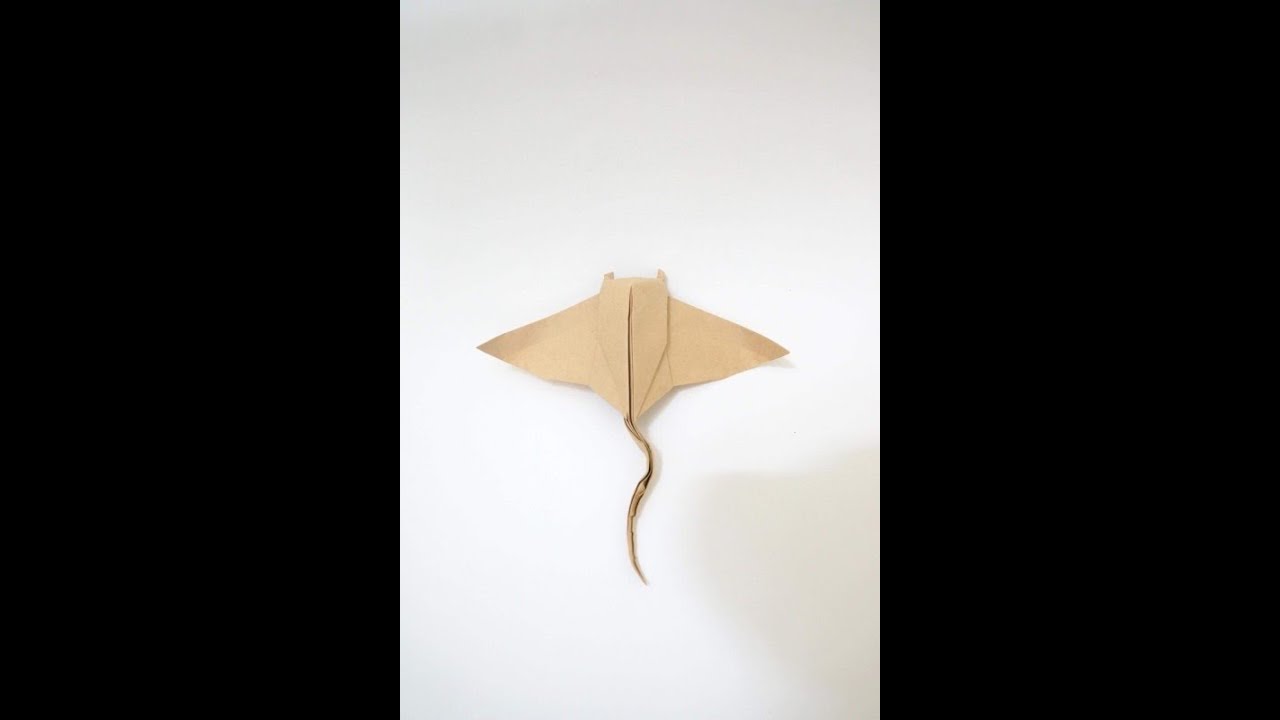 Origami Tutorial : Manta Ray | Nguyen Linh Son - YouTube