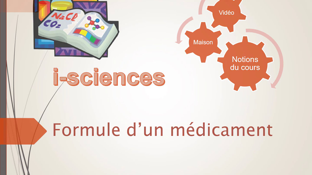 Formule d'un médicament - YouTube