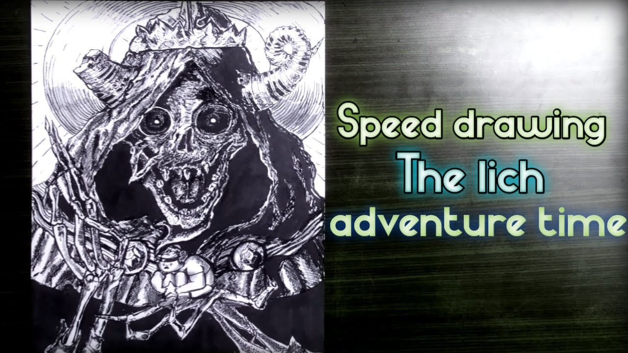 SPEED DRAWING [] THE LICH [] ADVENTURE TIME - YouTube
