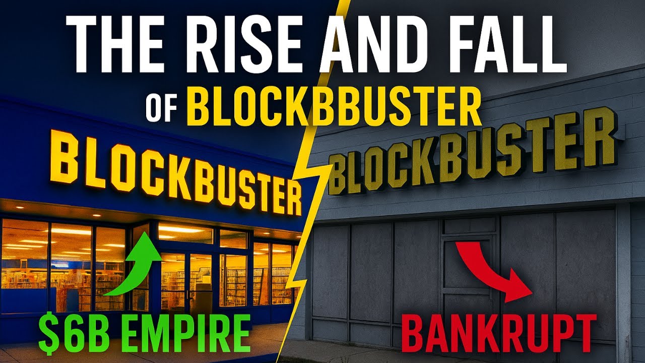 The Mistake That Ended Blockbuster and Created Netflix - YouTube