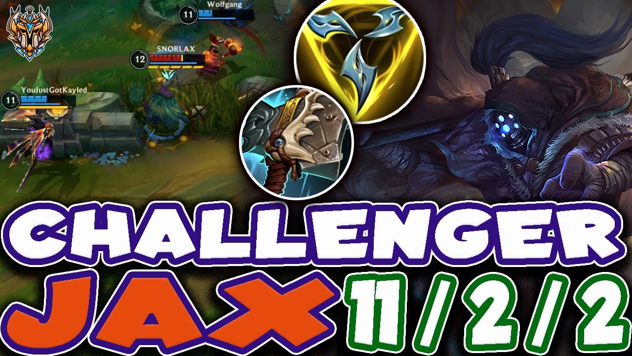Wild Rift Jax - Jax Challenger Gameplay - Jax Guide - Wild Rift ...