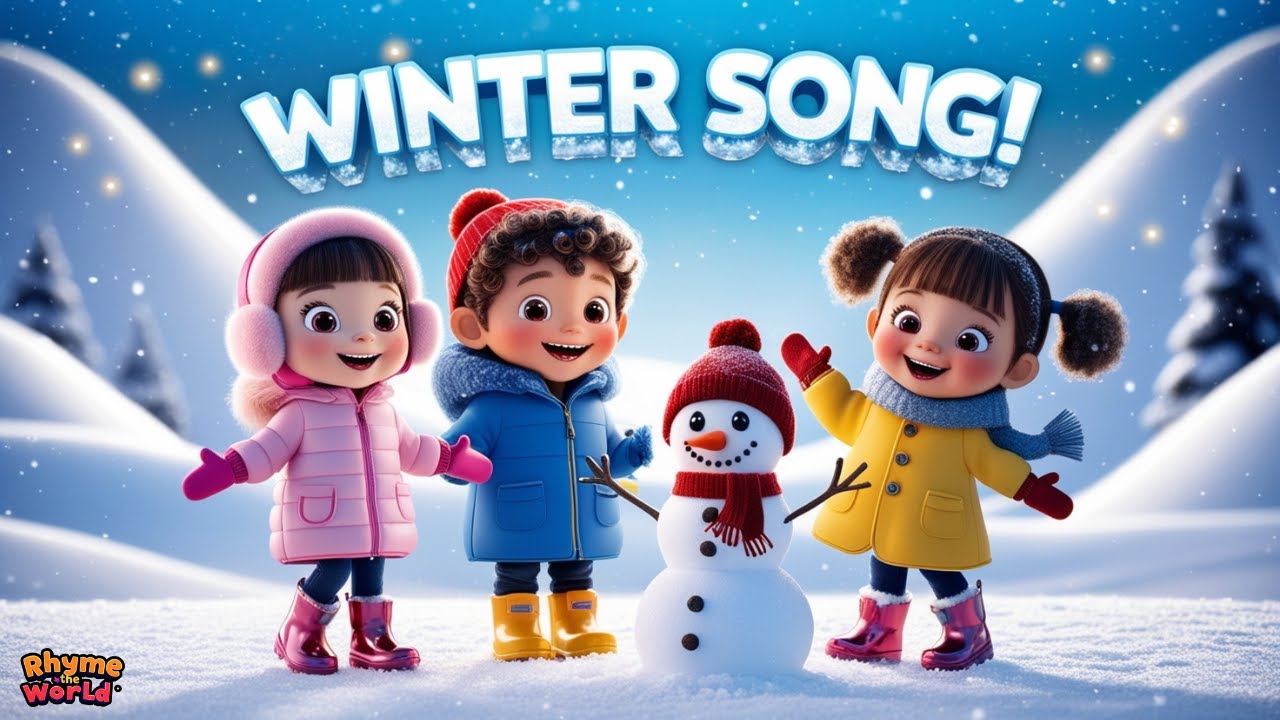 Winter Song Snow fall Winter Wonderland | Nursery Rhyme and Kids Song ...
