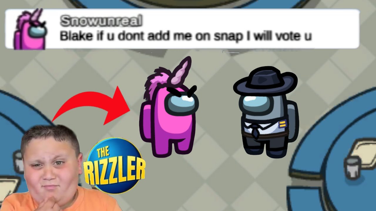 I got rizzed up playing among us - YouTube