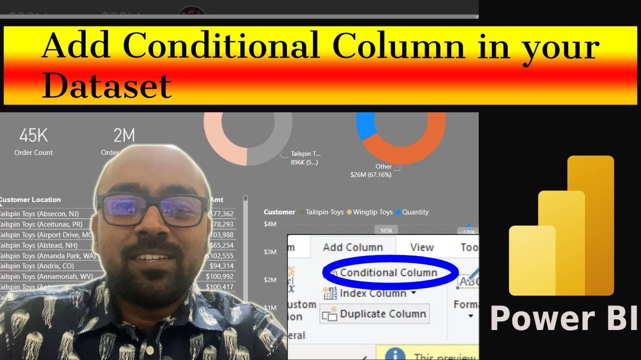Use Conditional Column To Create Simple Custom Column In Powerbi 6033