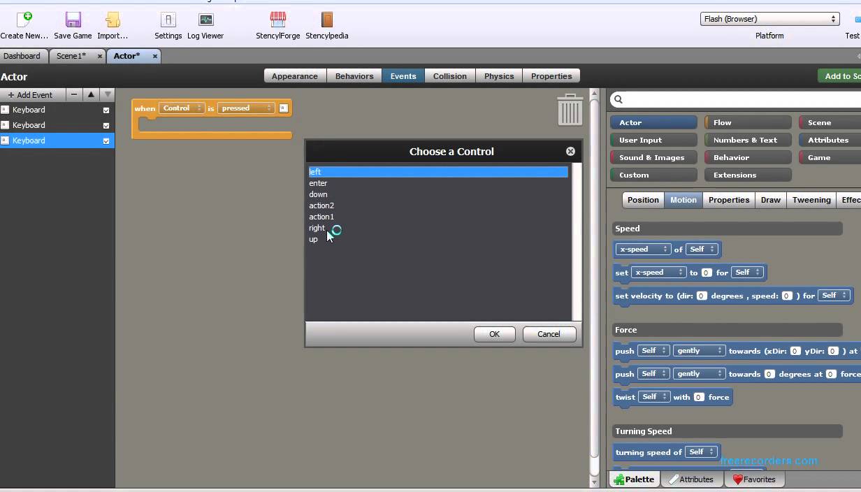 Stencyl- Player movement (No Commentary) - YouTube