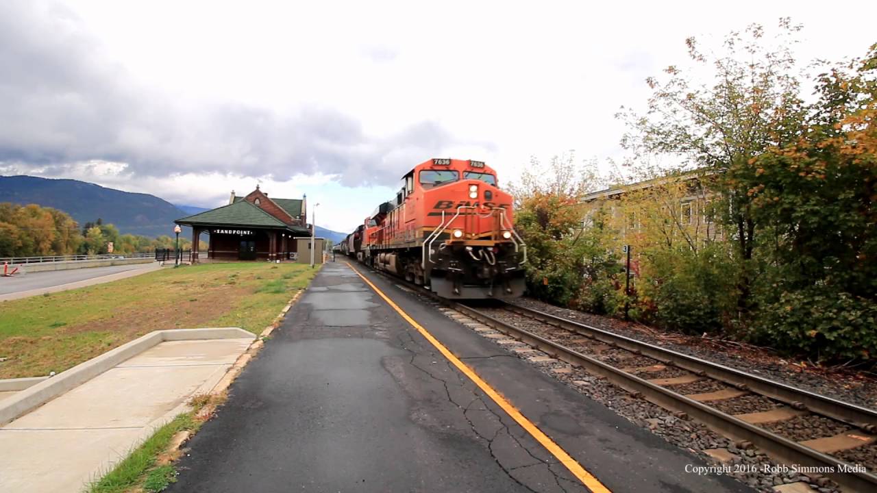 BNSF Northern Transcon (Around Athol,ID) - YouTube