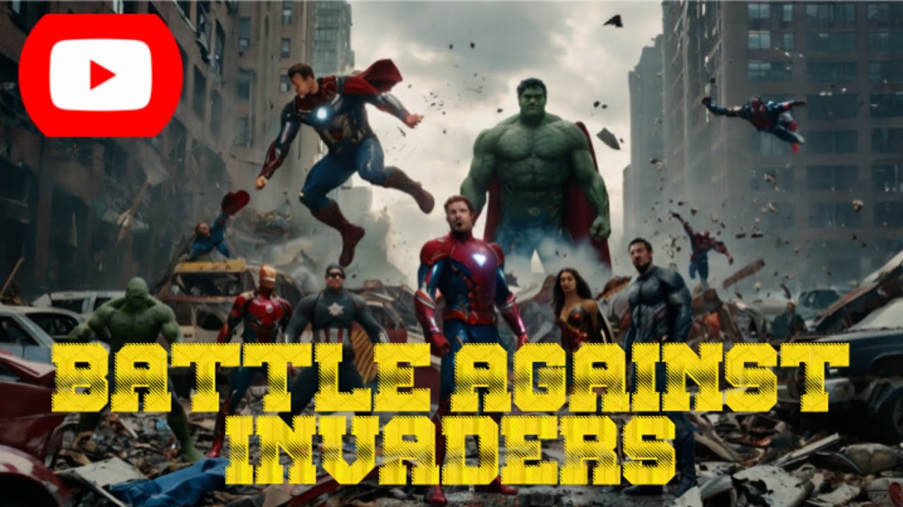 AVENGERS VS. ALIEN INVADERS - ULTIMATE BATTLE (Endgame-Level Action!) # ...