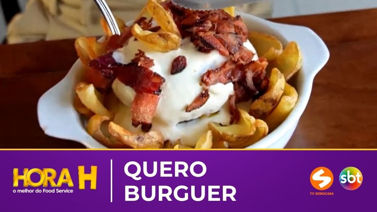 Hora H - O Melhor do Food Service - Quero Burguer | TV Sorocaba SBT - YouTube