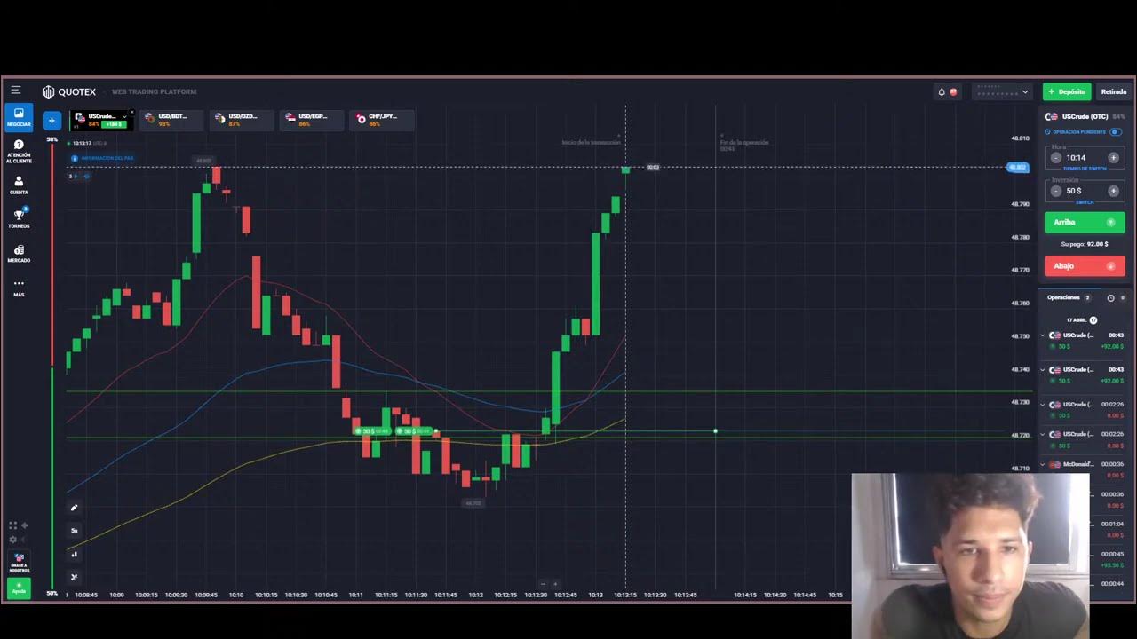 TRADING OPCIONES BINARIAS !!! 🔴 OPERANDO EN VIVO 🔴 QUOTEX - YouTube