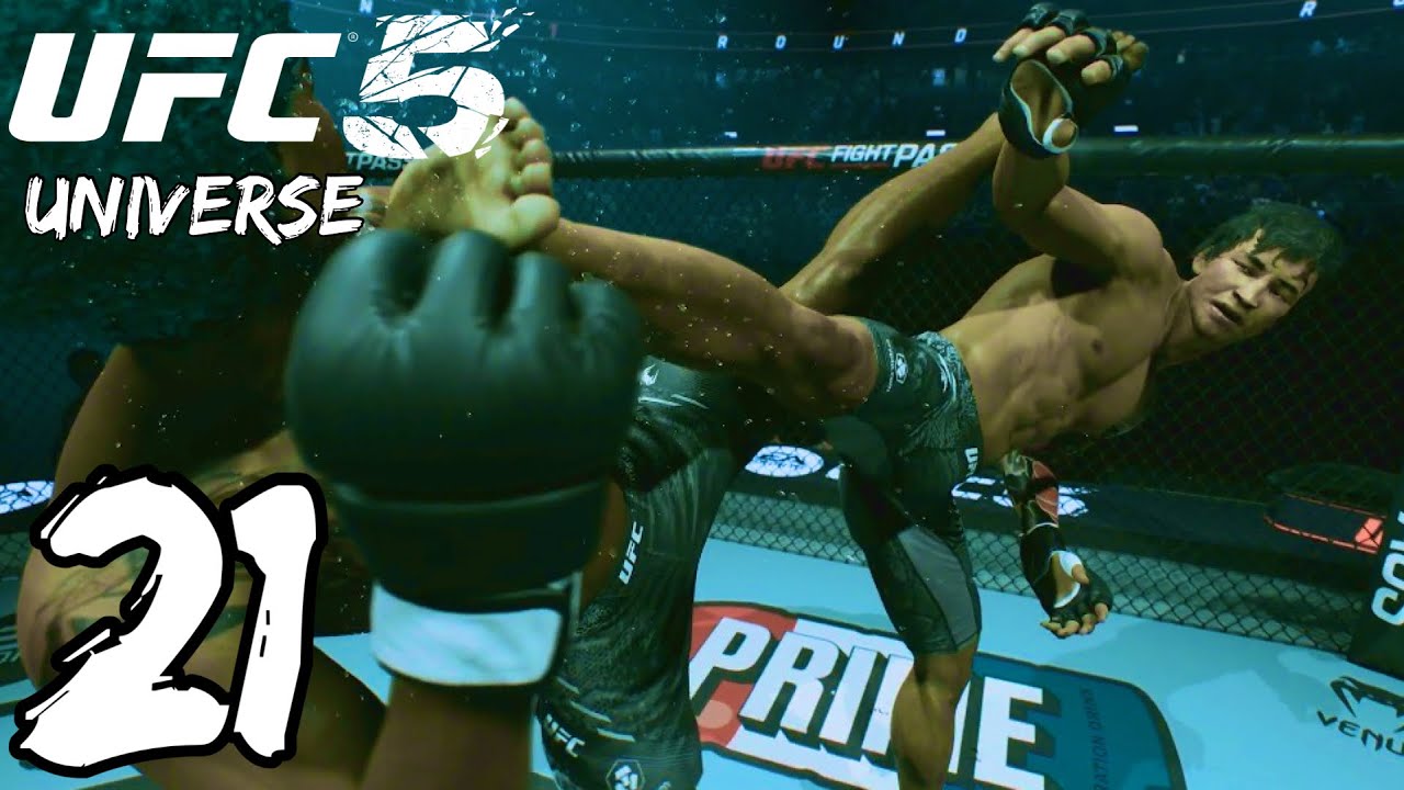 UFC 5 Universe Mode - Part 21 - PRESTON REEVES V JUDGE - YouTube