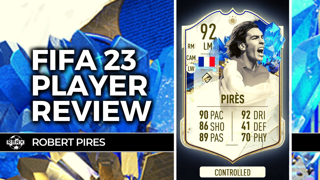 92 TOTY ICON ROBERT PIRES PLAYER REVIEW - FIFA 23 ULTIMATE TEAM - YouTube