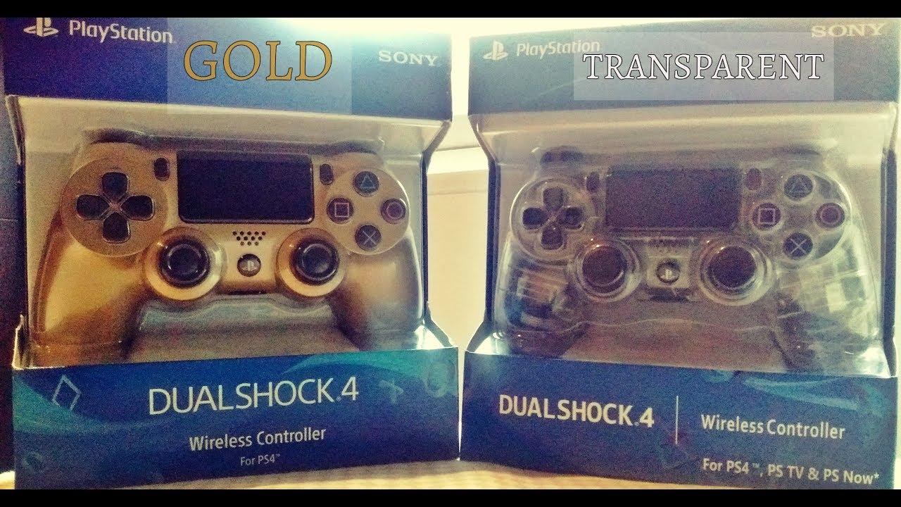 CONTROL PS4 DORADO V2! UNBOXING DUALSHOCK4 GOLD![COMPARACIÓN] 2017 ...