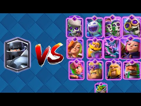 Mega knight V's Evolution Cards#clashroyale - YouTube