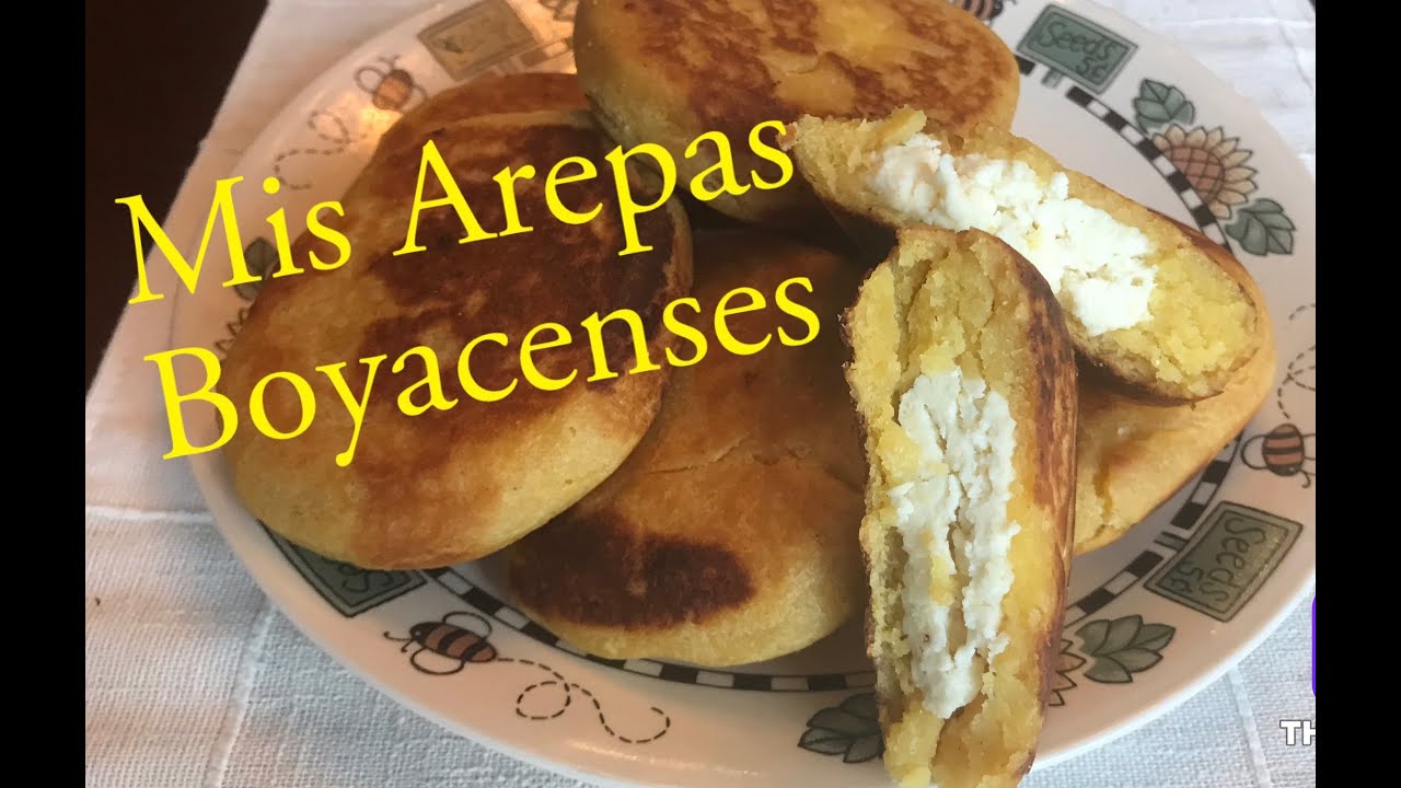 DE NUESTRA TIERRA...AREPAS BOYACENSES!!! - YouTube