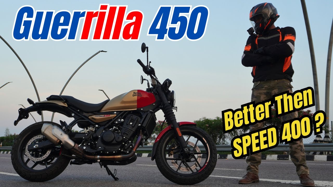 Royal Enfield Guerrilla 450 - Better Then Speed 400 ? - YouTube