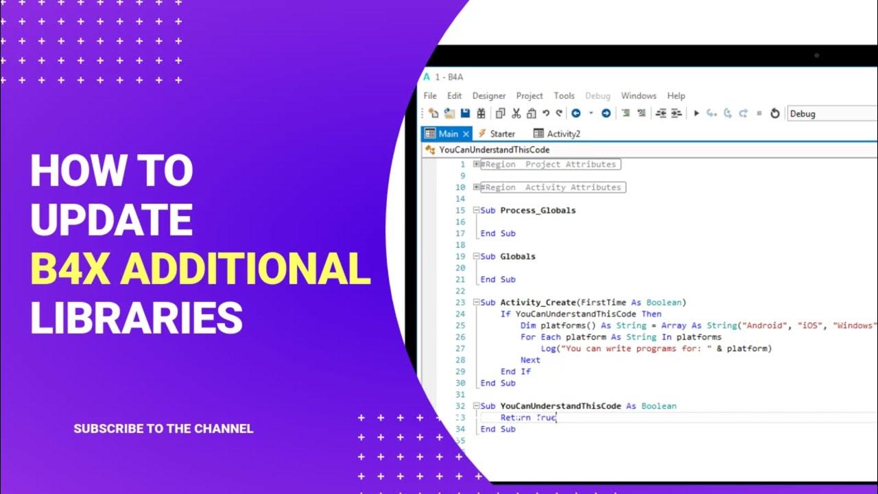 B4x Tips How To Update B4x Additional Libraries For B4a B4j B4i B4r Youtube